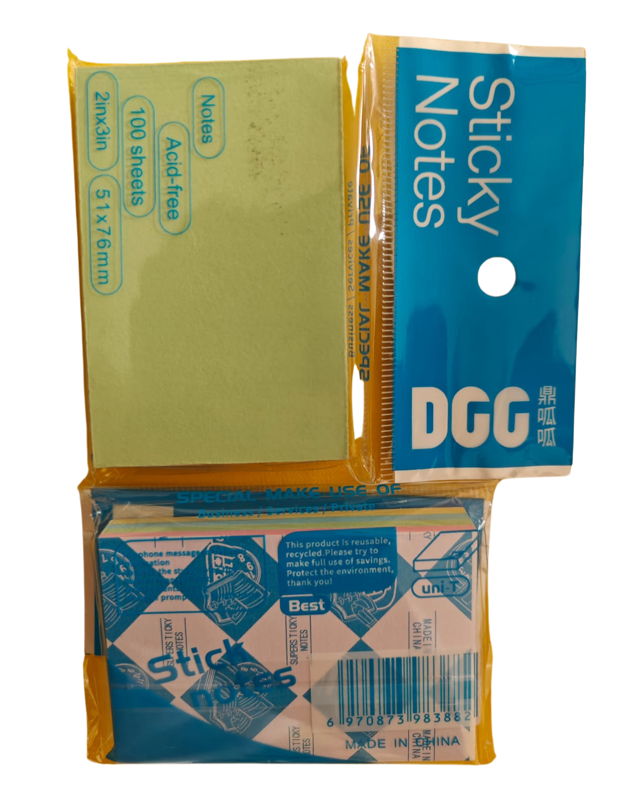 Sticky Note Pad – 2×3 Inch (100 Sheets) – Yellow - Bani Edu Store